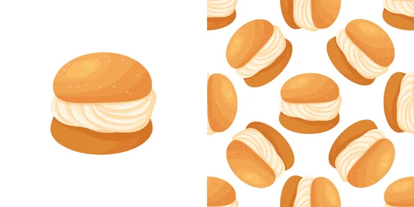 Laskiaispulla Vector Art Stock Images | Depositphotos