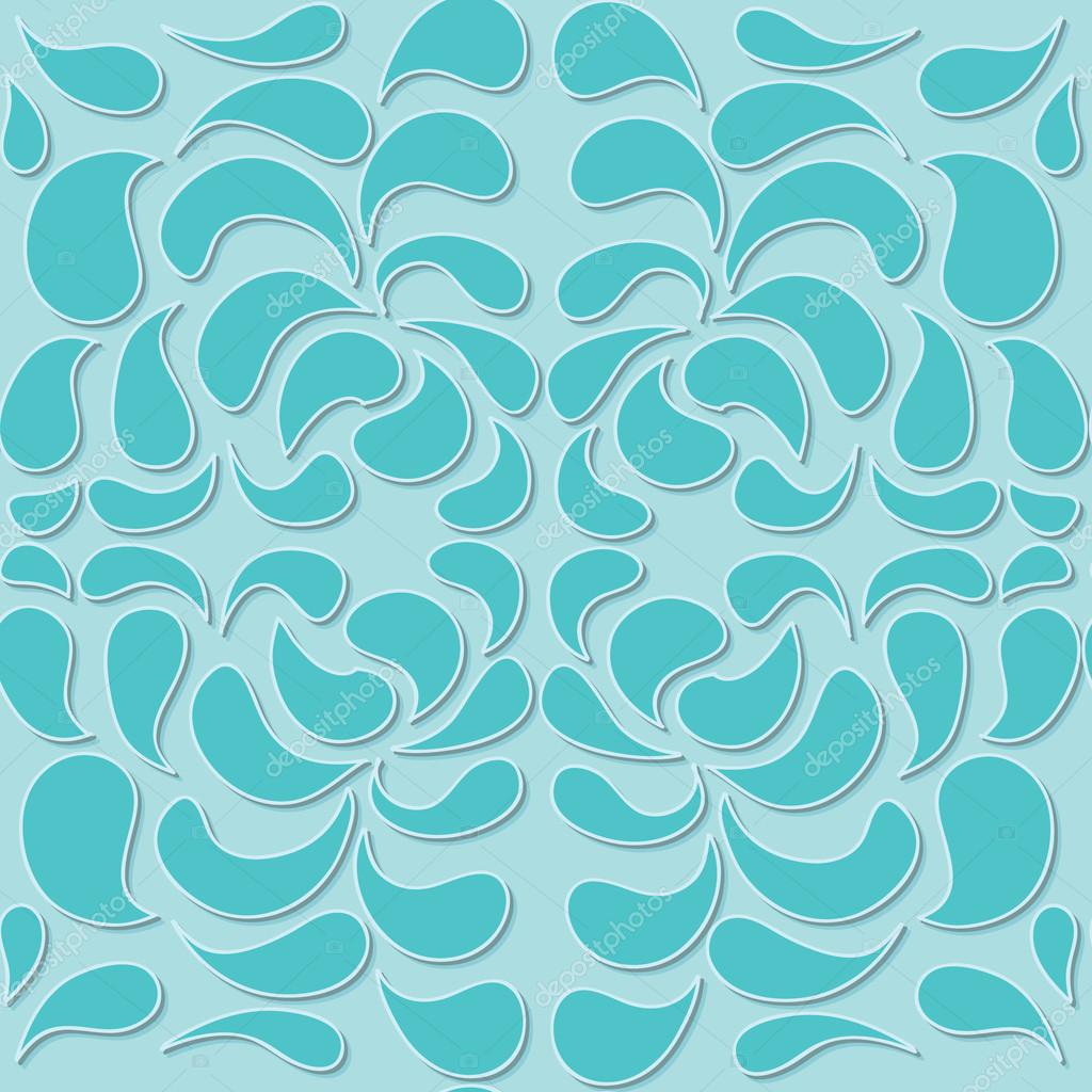 Seamless abstract blue background with petals Stock Vector by ...