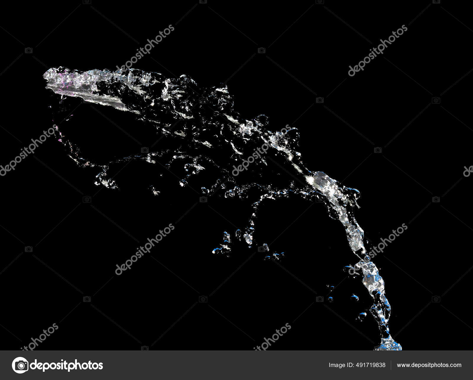 Water Splash High Definition Isolated Black Background Stock Photo by ... Water Splash High Definition Isolated Black Background Stock Photo by ...