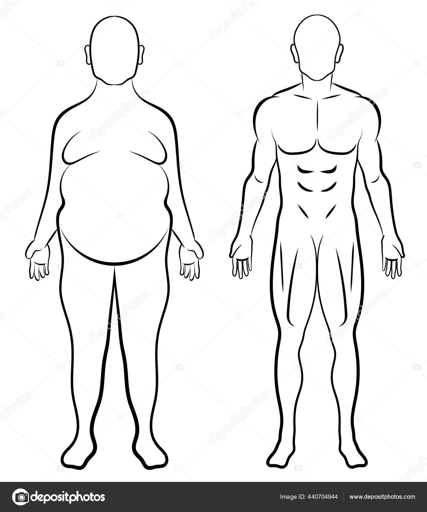 Homme Surpoids Transformation Bodybuilder Avant Après Changement ...