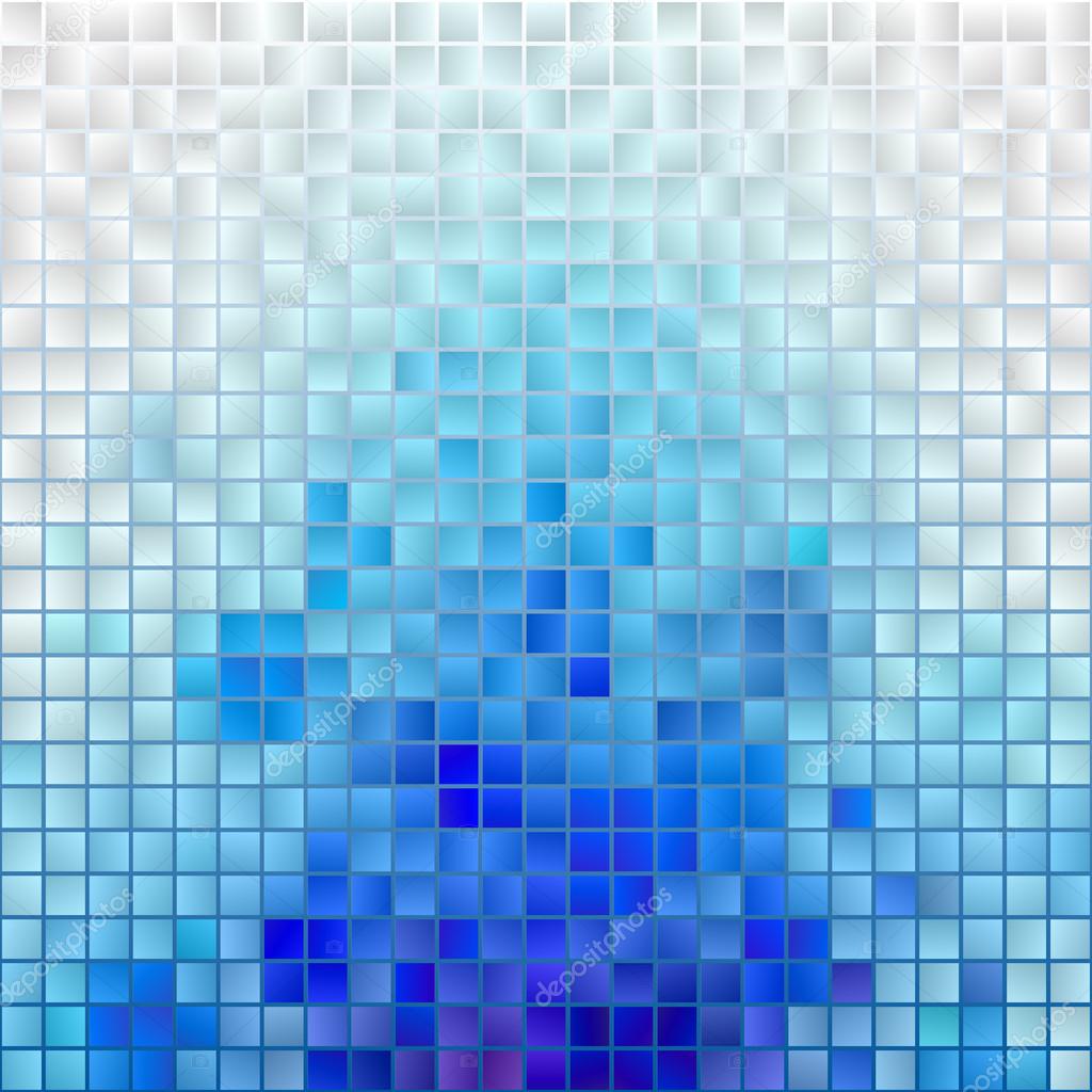 Vector Blue Mosaic Background Stock Vector Image by ©bridddy #82236534