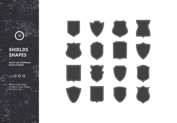 Shield shapes Stock Vectors, Royalty Free Shield shapes Illustrations ...