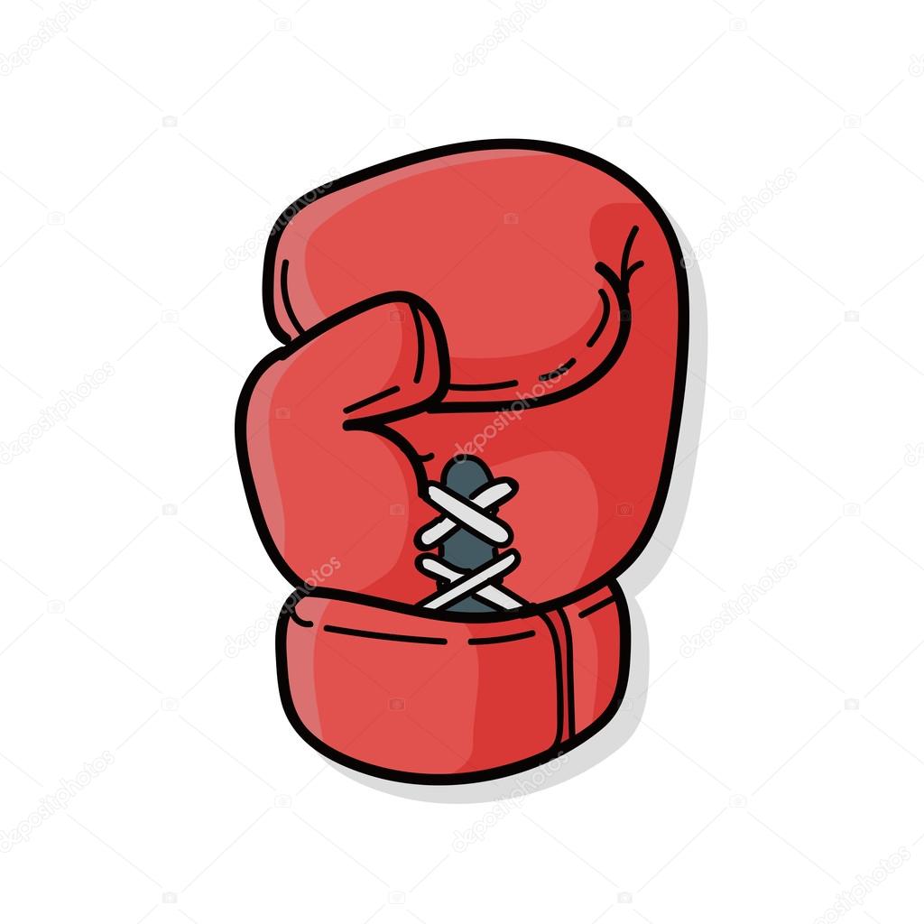 Boxing gloves doodle Stock Vector by ©wenchiawang 81317566