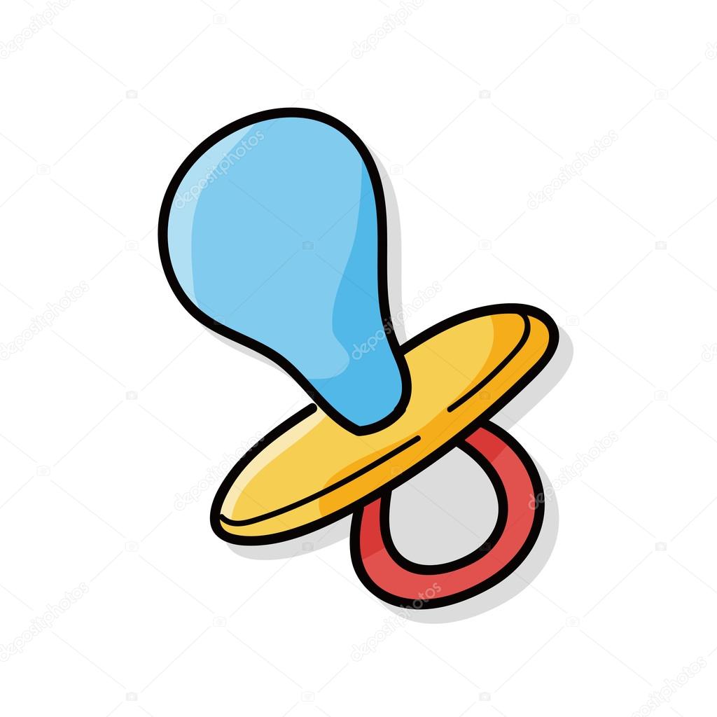 Doodle de mamila de bebé — Archivo Imágenes Vectoriales © wenchiawang ...