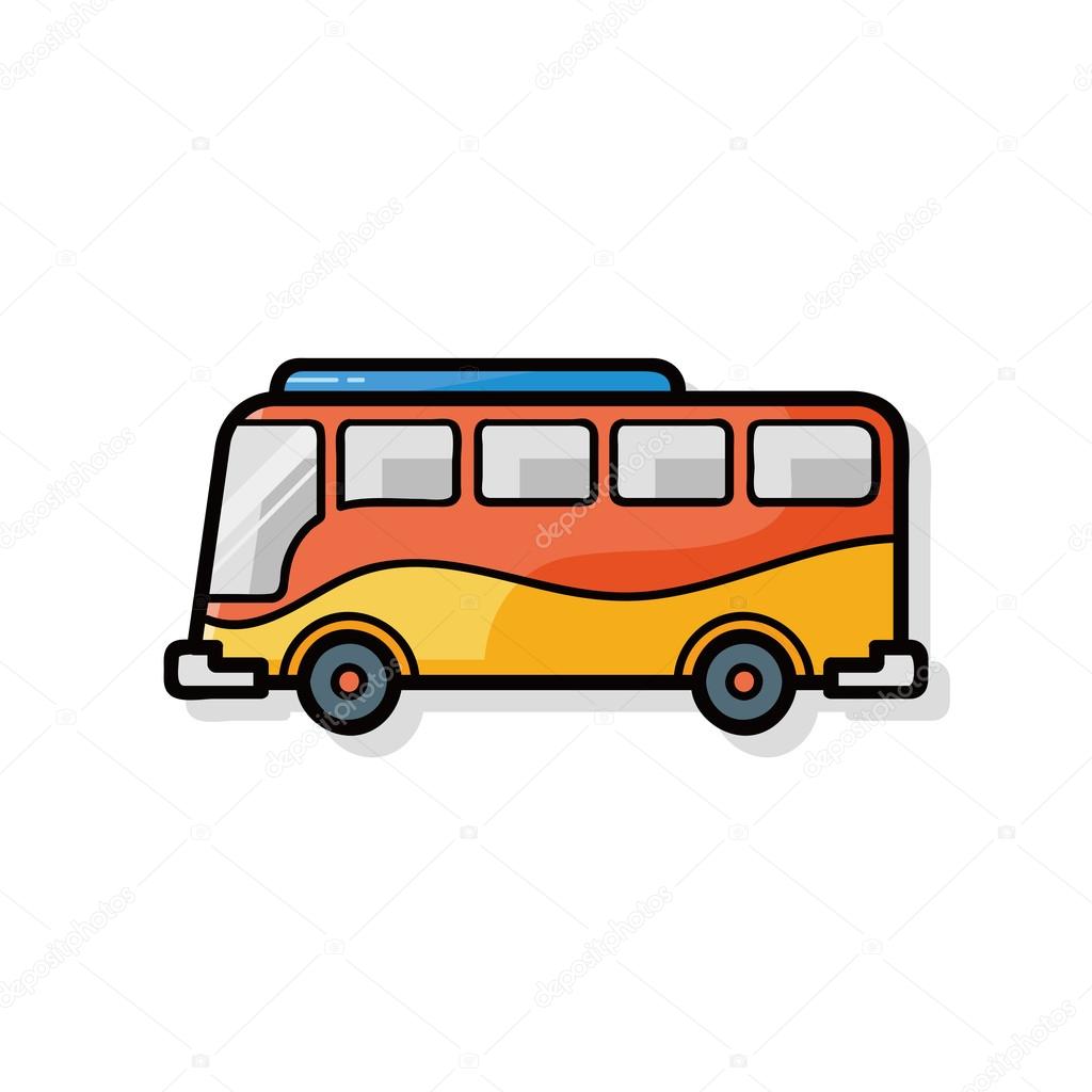 Bus doodle Stock Vector by ©wenchiawang 83551862