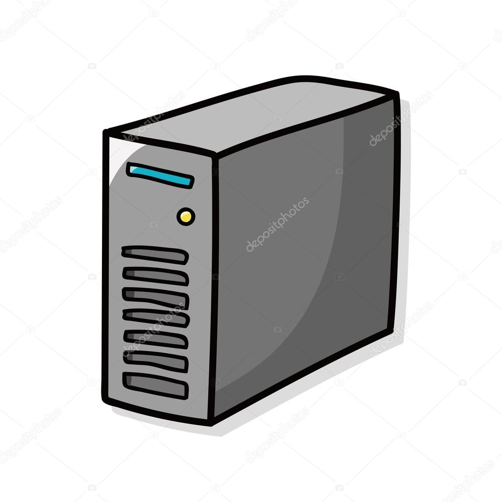 Host computer doodle Stock Vector Image by ©wenchiawang #83552562 Host computer doodle Stock Vector Image by ©wenchiawang #83552562