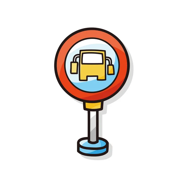 Bus stop roadsign Stock Vector Image by ©stockgiu #247788782