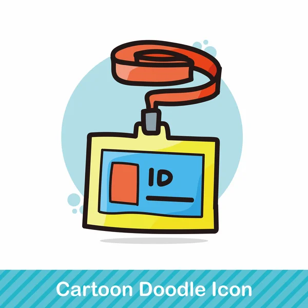 Id card color doodle Vector Art Stock Images | Depositphotos