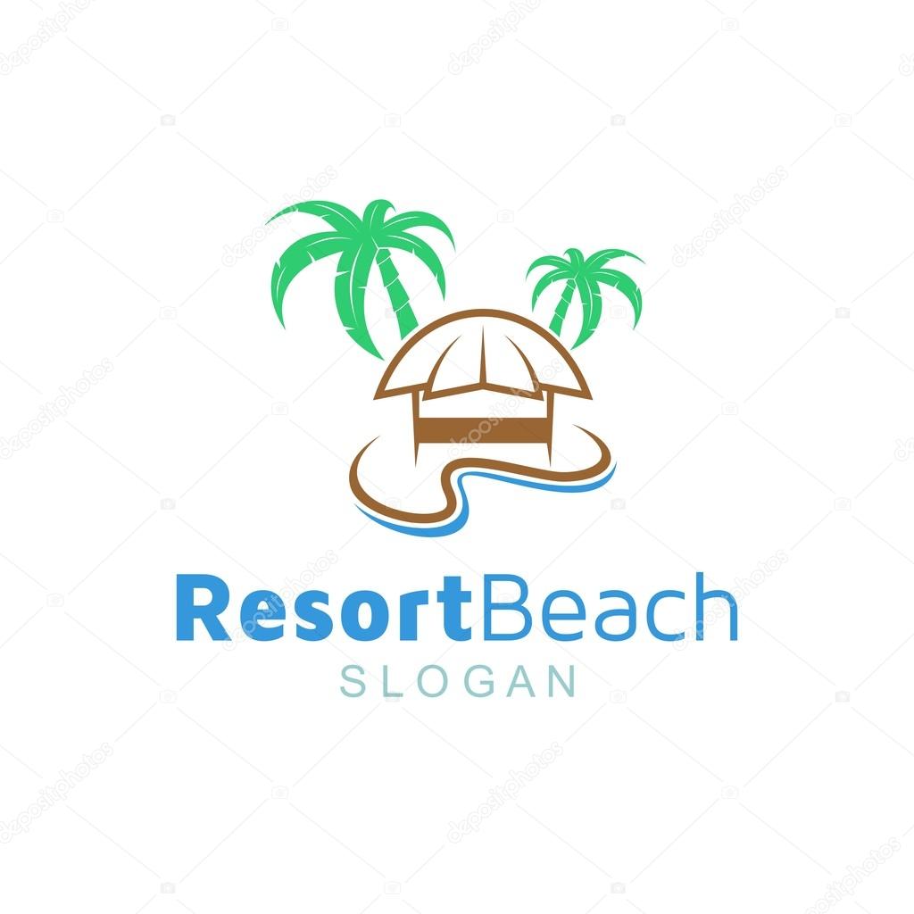 Resort Logo Template Stock Vector Image by ©mehibi #81319328