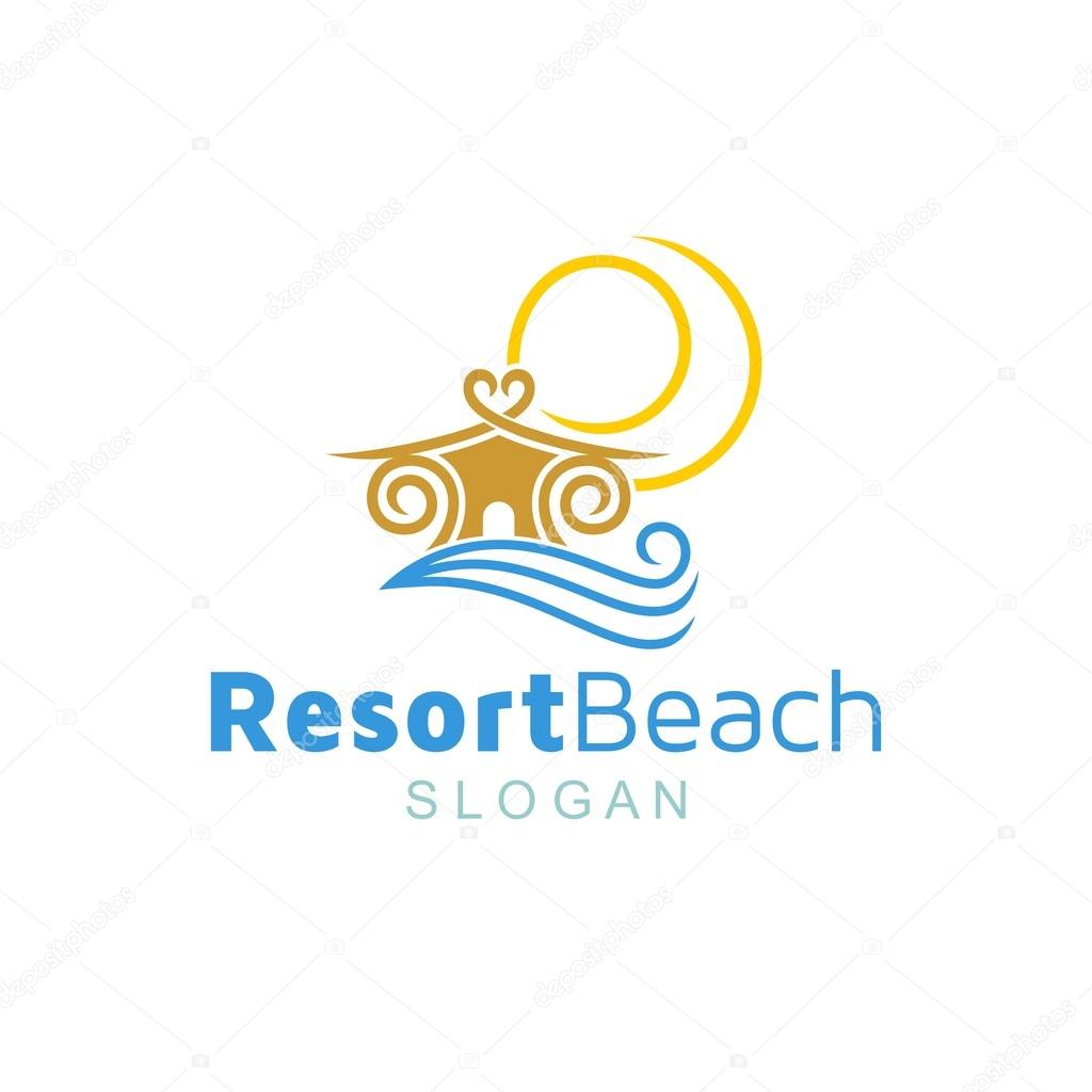 Resort Logo Template Stock Vector Image by ©mehibi #81319354