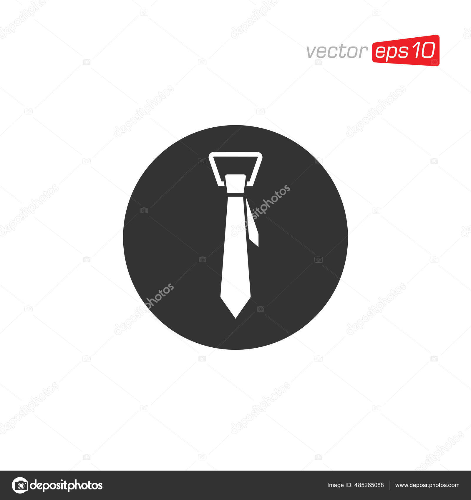 Vector Diseño Logotipo Icono Corbata Vector de stock #485265088 de ©Nano99