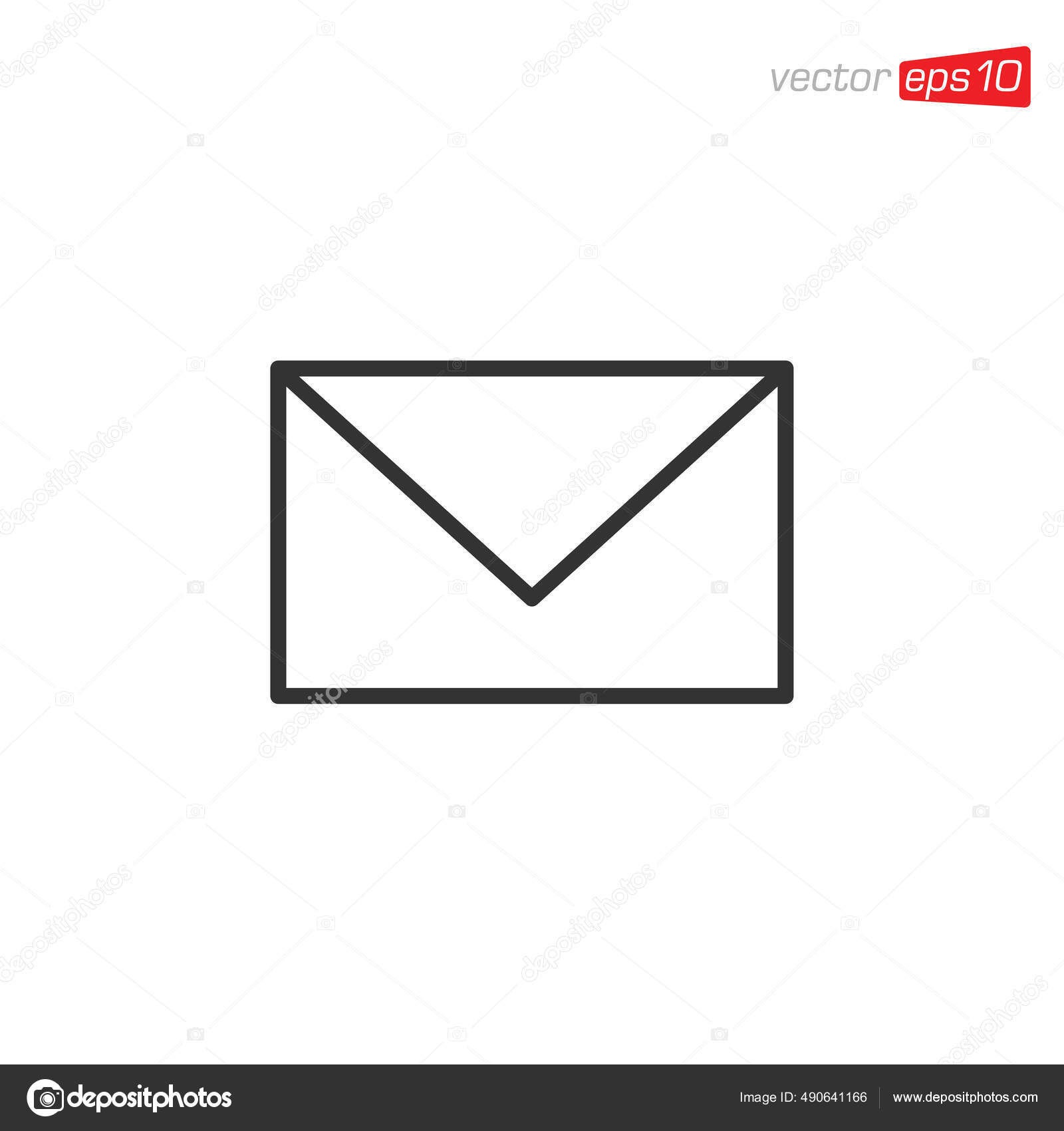 Envelope Message Icon Logo Design Vector Stock Vector by ©Nano99 490641166