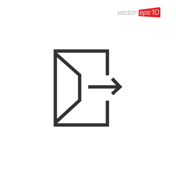 Exit Icon Sign Design Symbol Stock Vector by ©Nano99 490642396