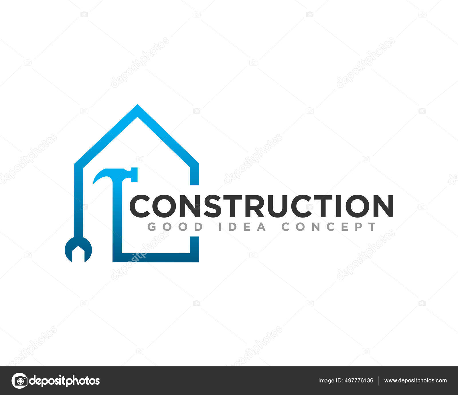 Construction Building Logo Icon Design Vector Stock Vector Image by ...