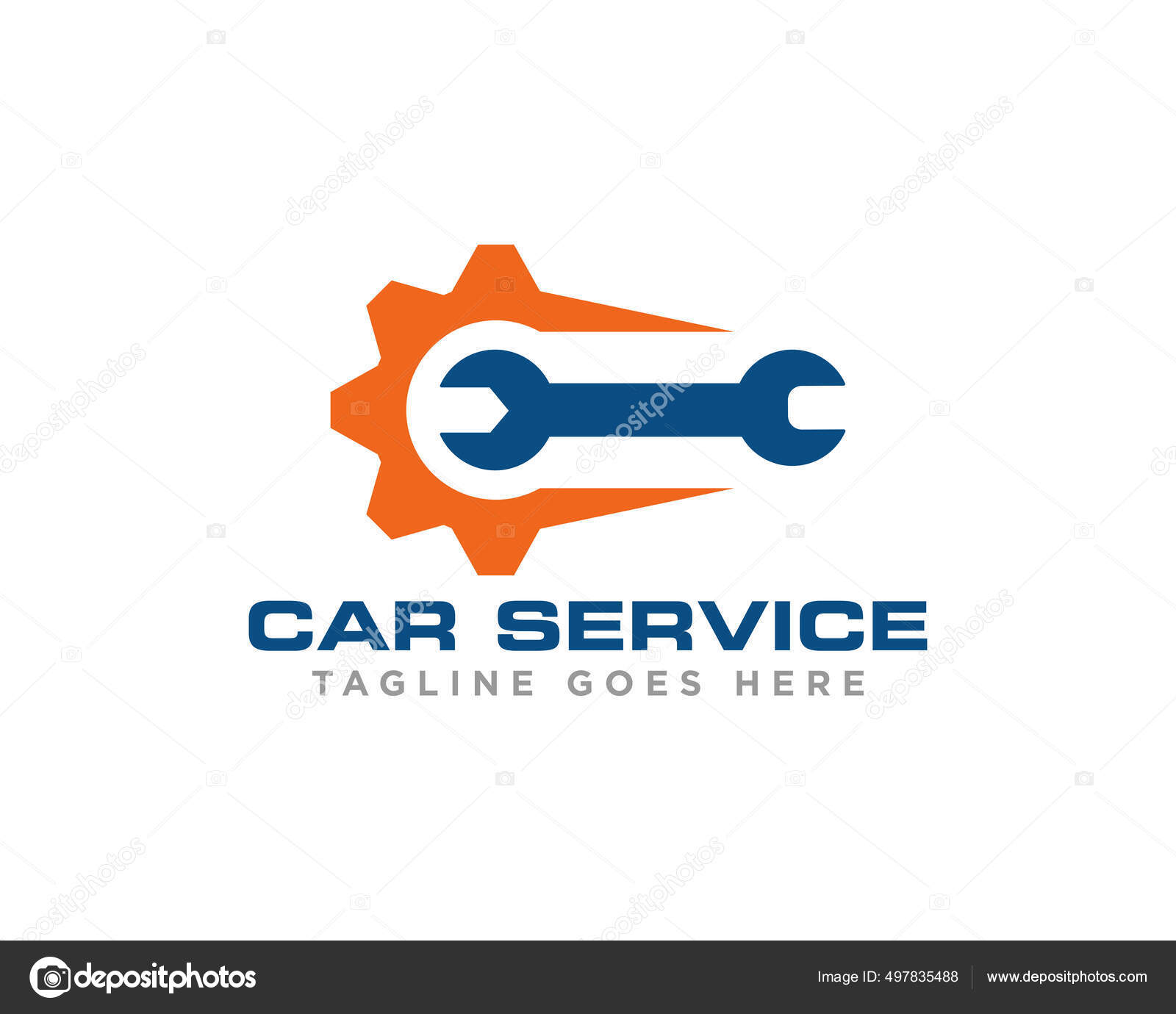 Car Service Logo Design Vector Stock Vector Image by ©Nano99 #497835488