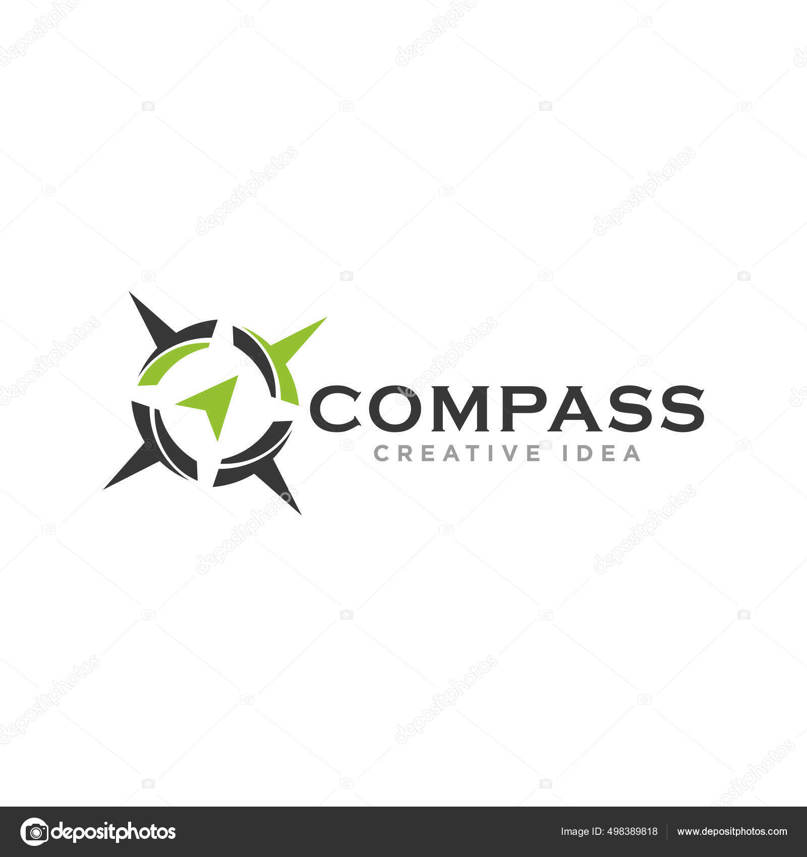 Compass Adventure Logo Design Vector Stock Vector by ©Nano99 498389818