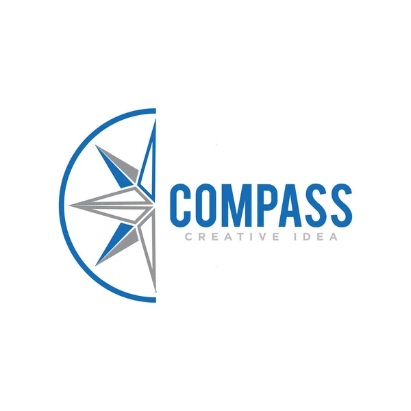 Compass Logo Design Vector Stock Vector by ©Nano99 498390596