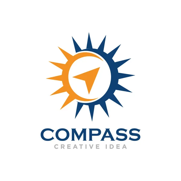 Compass Logo Design Vector Stock Vector by ©Nano99 498390596