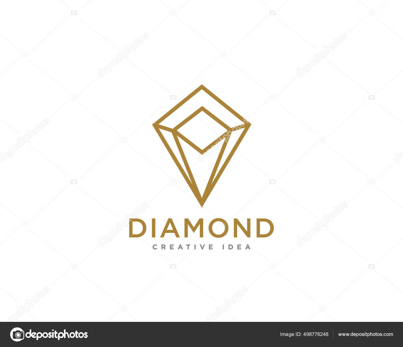 Diamond Luxury Logo Design Vector Stock Vector by ©Nano99 498776248