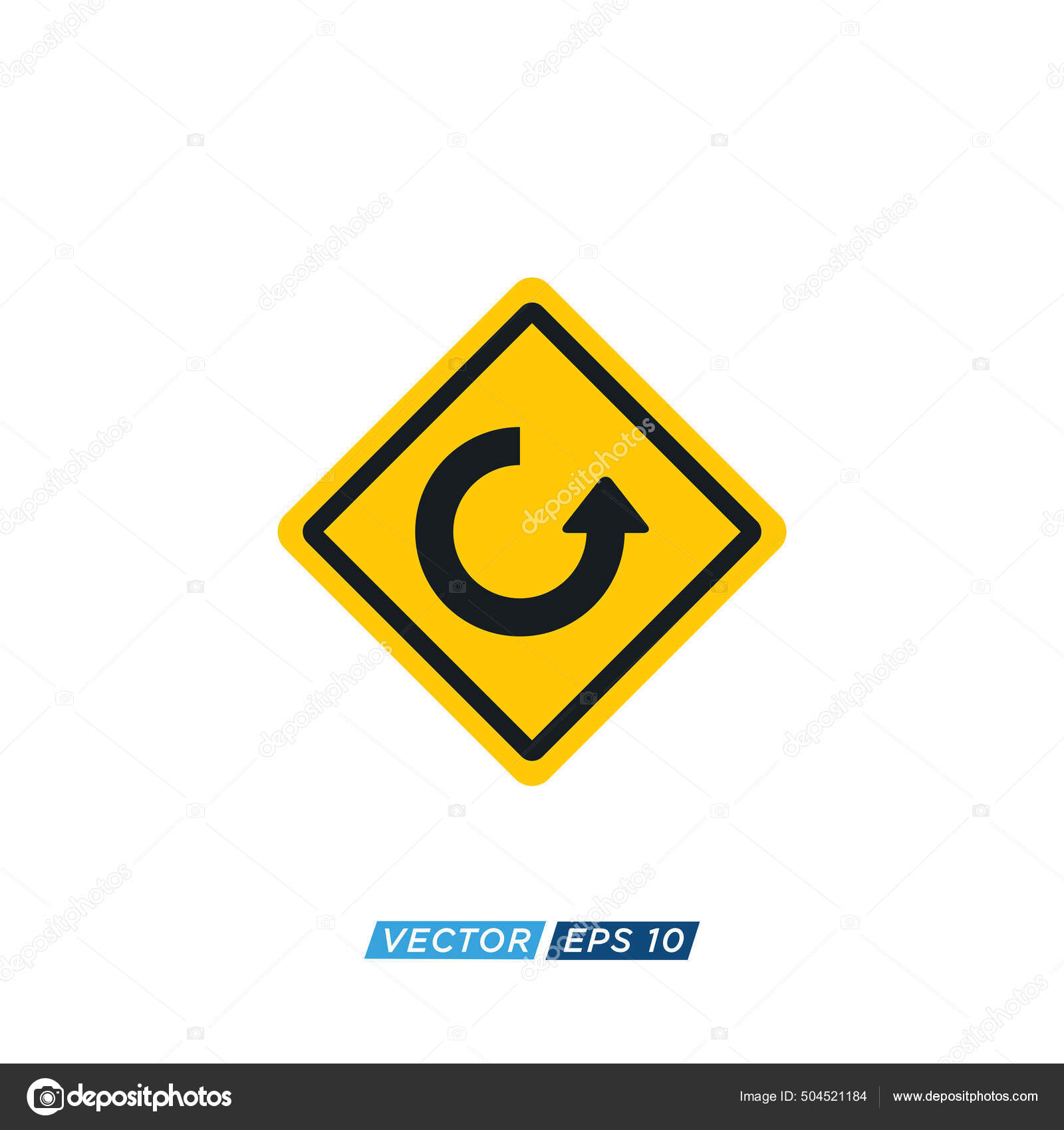 Traffic Signs Icon Design Vector — Stock Photo © Nano99 #504521184