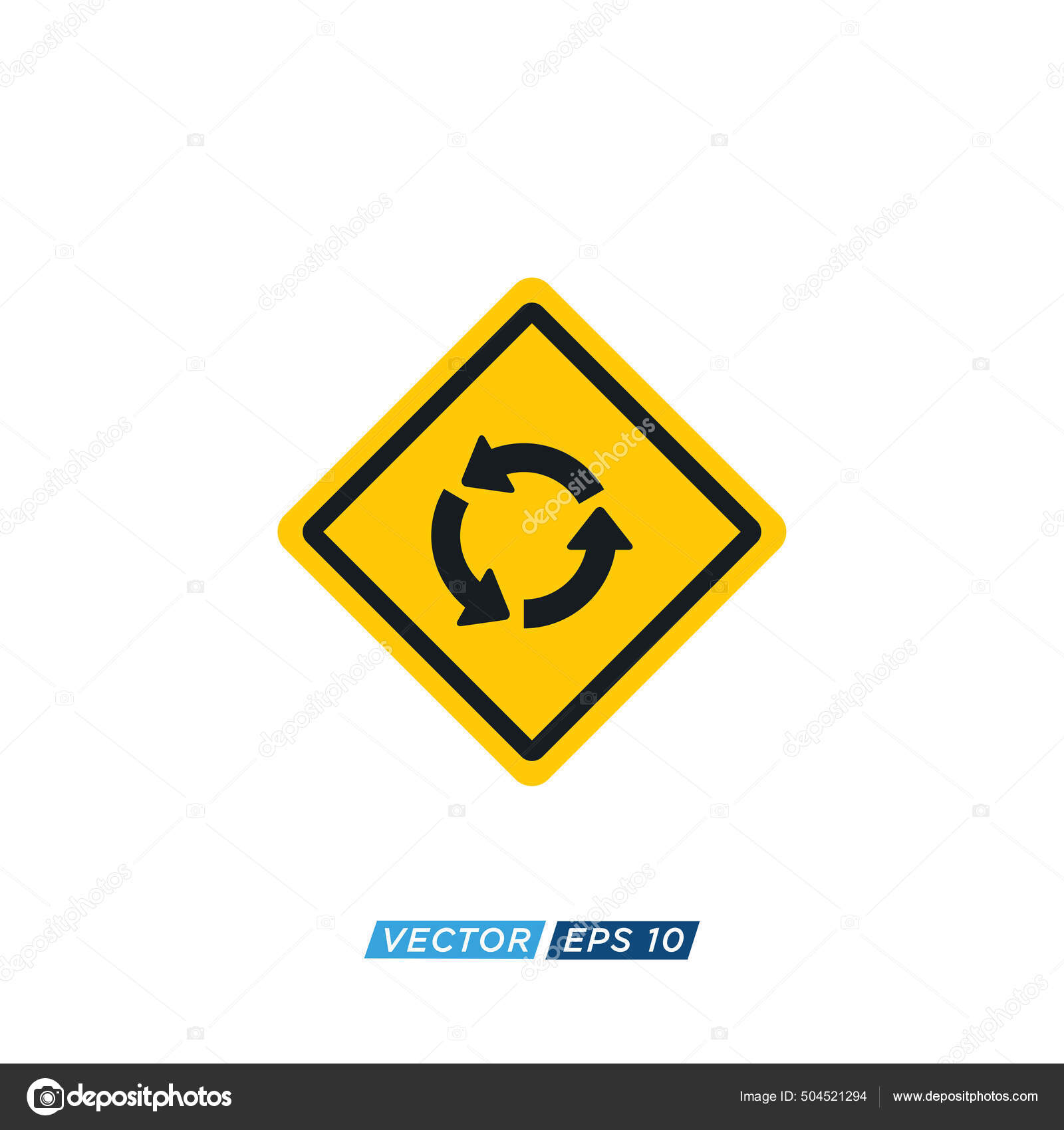 Traffic Signs Icon Design Vector — Stock Photo © Nano99 #504521294