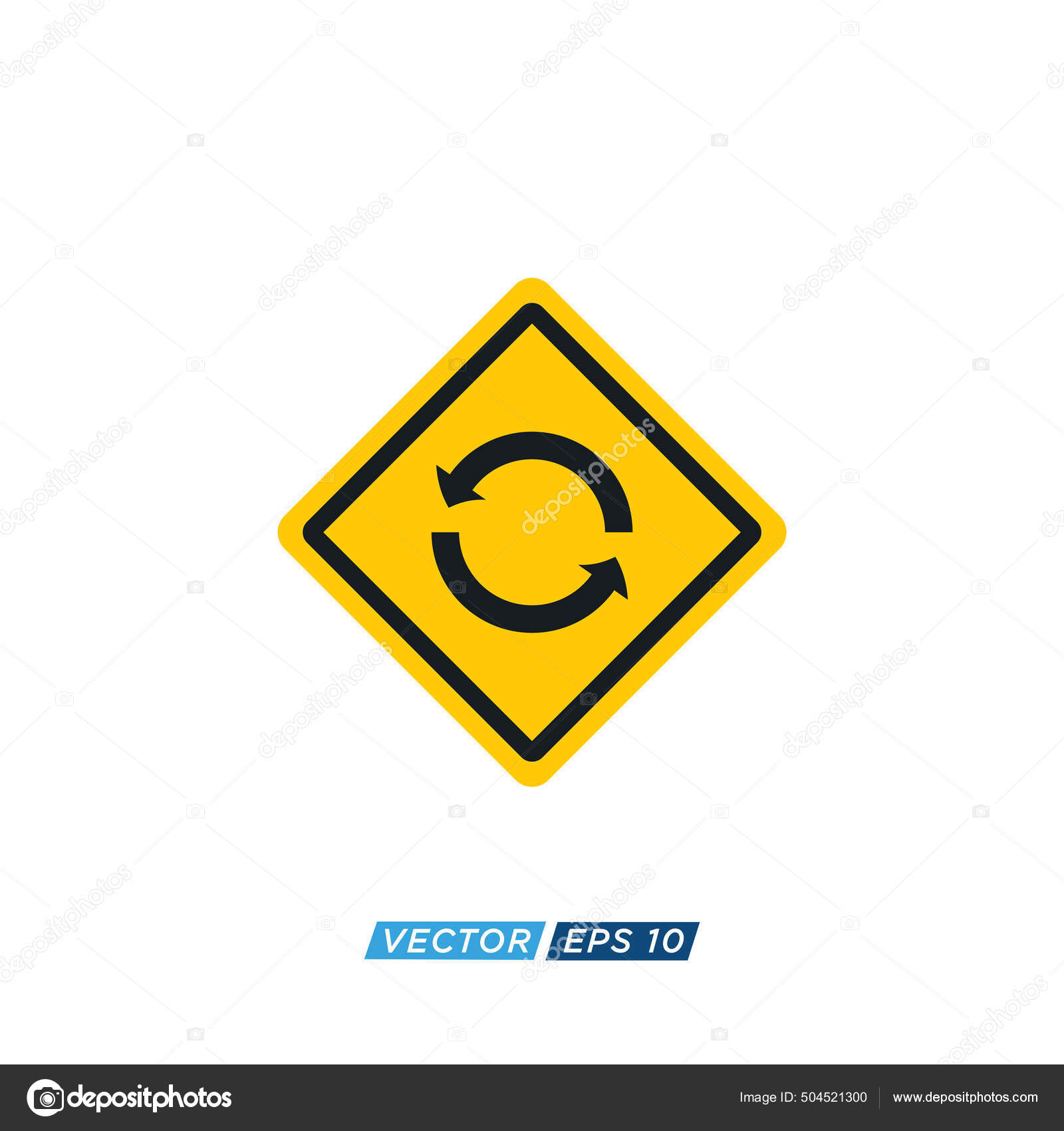 Traffic Signs Icon Design Vector — Stock Photo © Nano99 #504521300