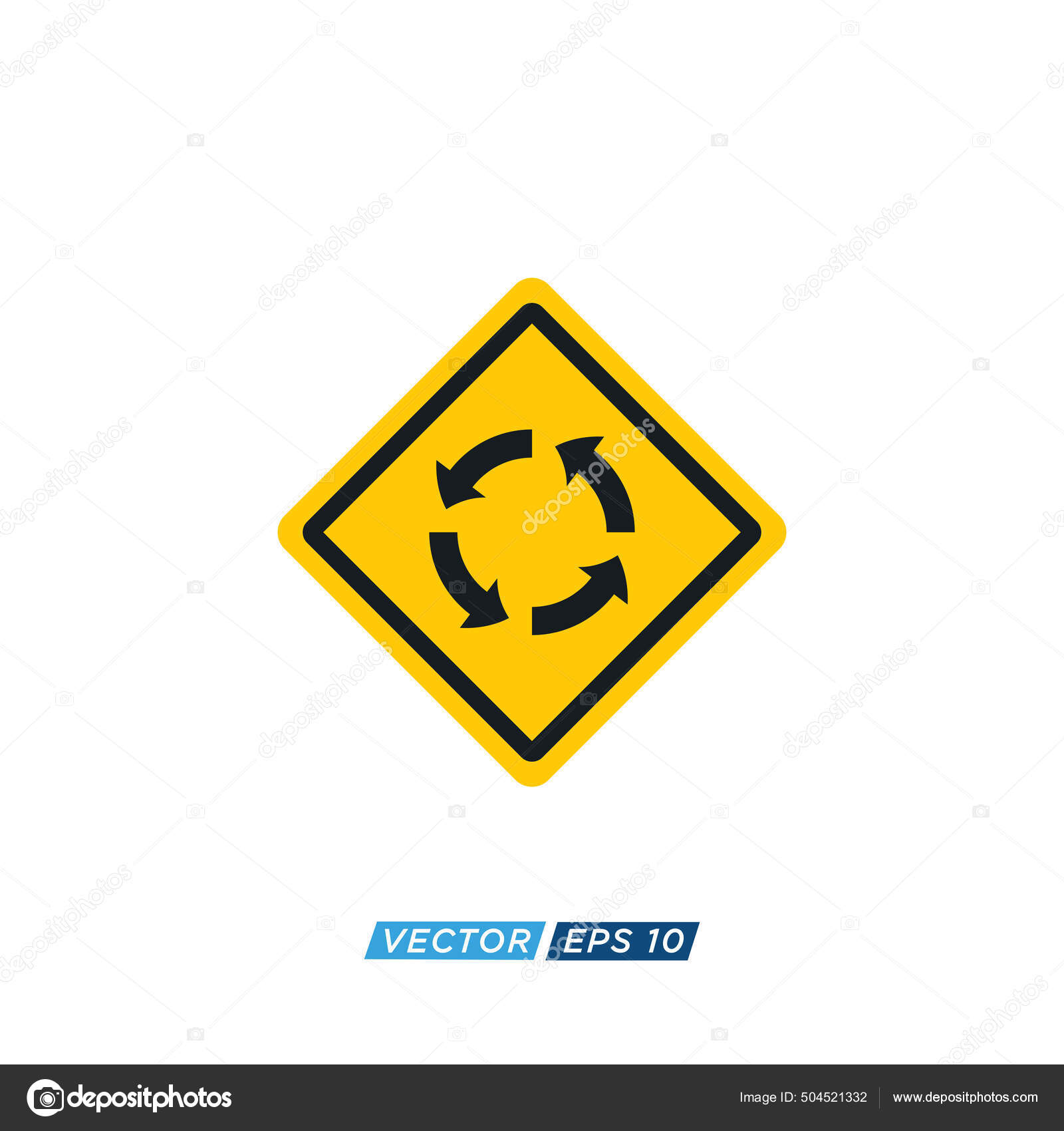 Traffic Signs Icon Design Vector — Stock Photo © Nano99 #504521332