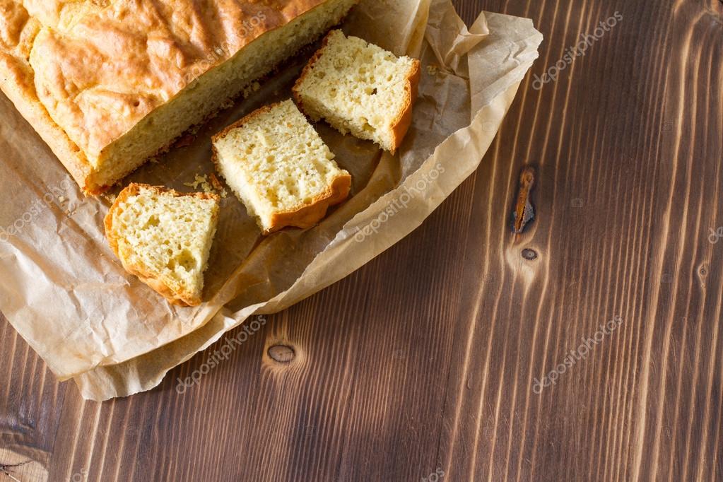 Cornbread squares on paper Stock Photo by ©anaumenko 84295514