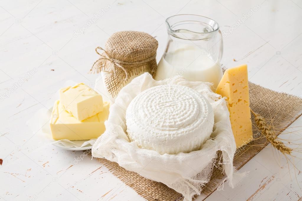 Selection of dairy products Stock Photo by ©anaumenko 84298666