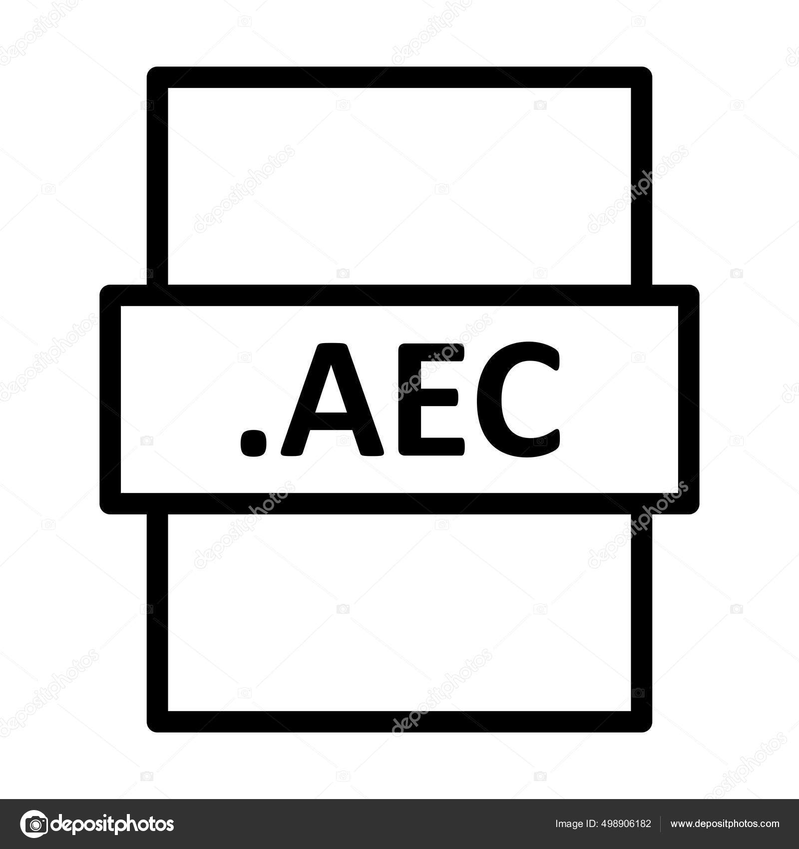 Aec Linear Vector Icon Design — Stock Photo © glyphinder #498906182