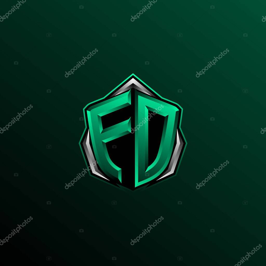 Diseño inicial del logotipo del FD, diseño inicial del logotipo del FO ...