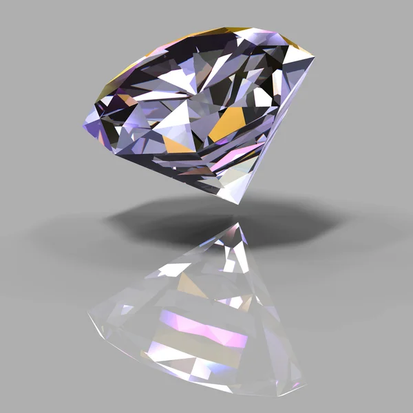 Diamond jewel with reflections — Stock Photo © Shenki #2917569