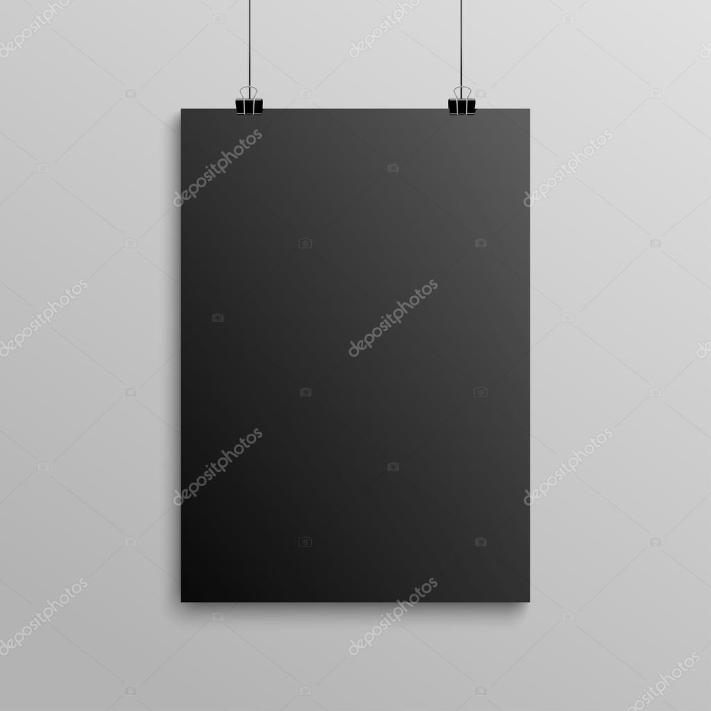 Black Poster Board