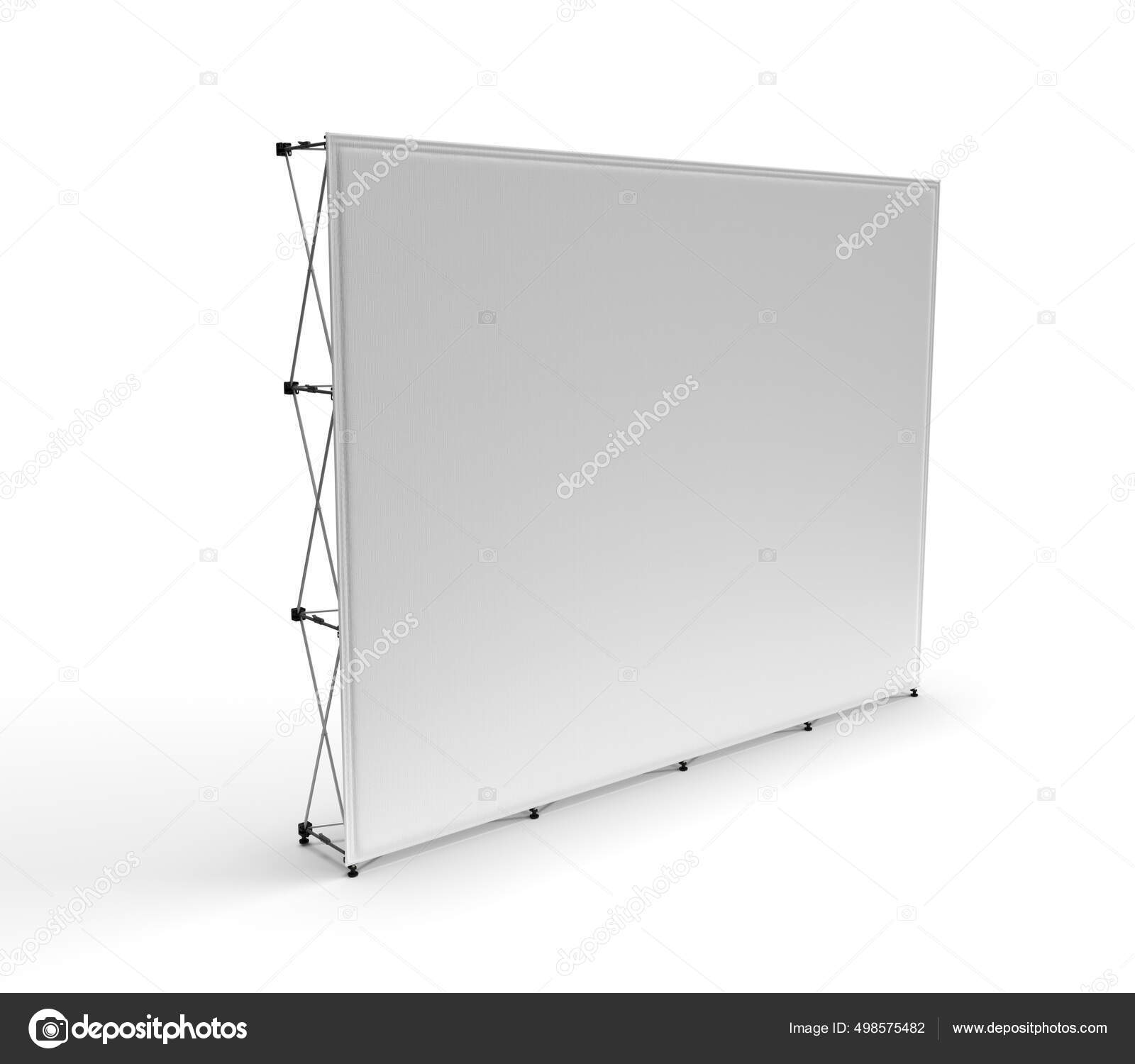 Trade Exhibition Stand Wall Banner Rendering Visualization Exhibition Product Advertising