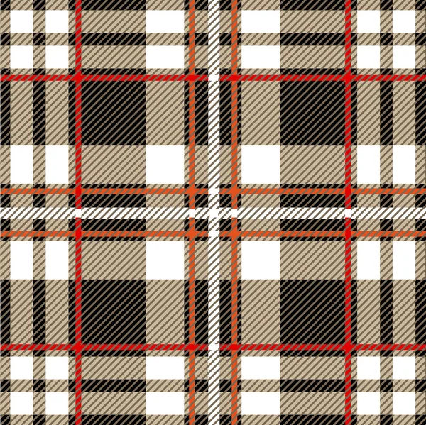 Seamless Checkered Vector Pattern. Chequered Cotton Fabric with ...