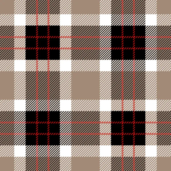 Seamless Checkered Vector Pattern. Chequered Cotton Fabric with ...