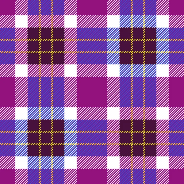 Seamless Checkered Vector Pattern. Chequered Cotton Fabric with ...