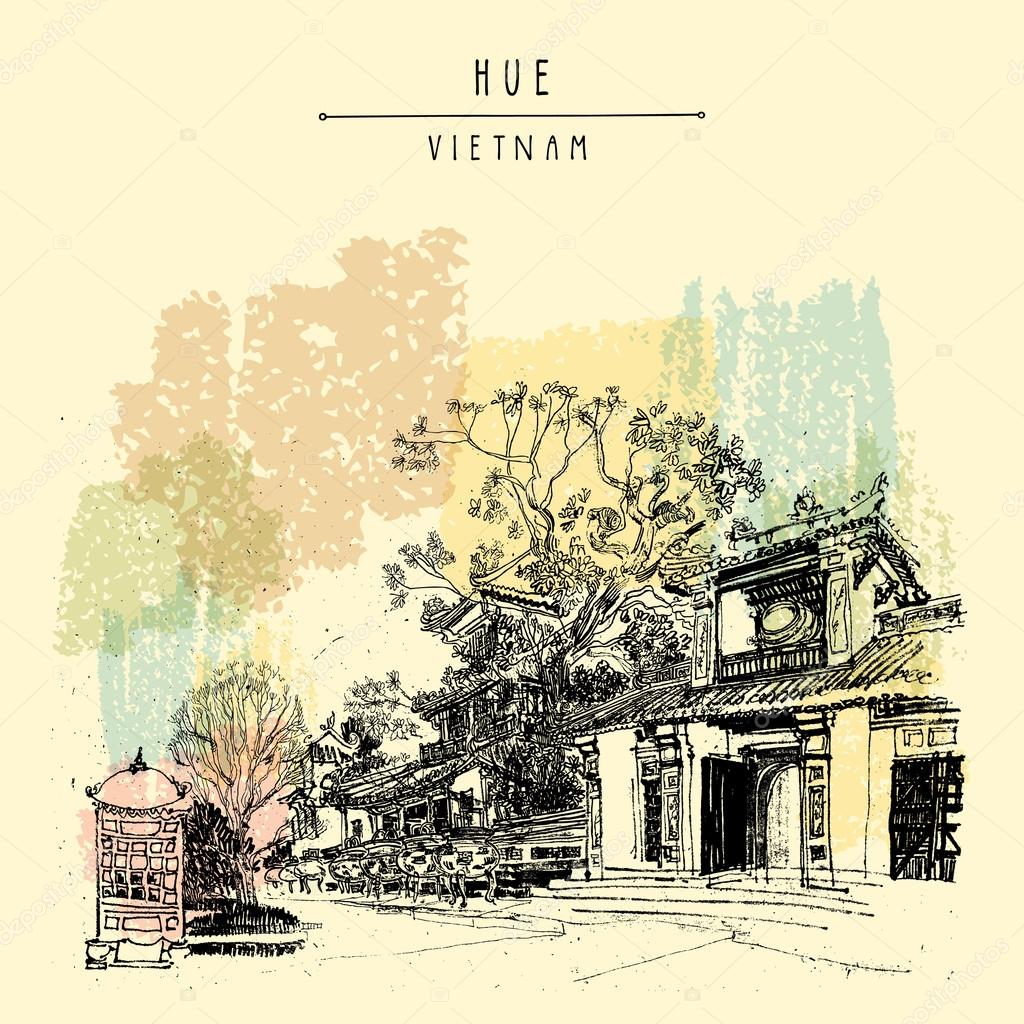 Hue, Vietnam, Southeast Asia Stock Vector Image by ©babayuka #121735672