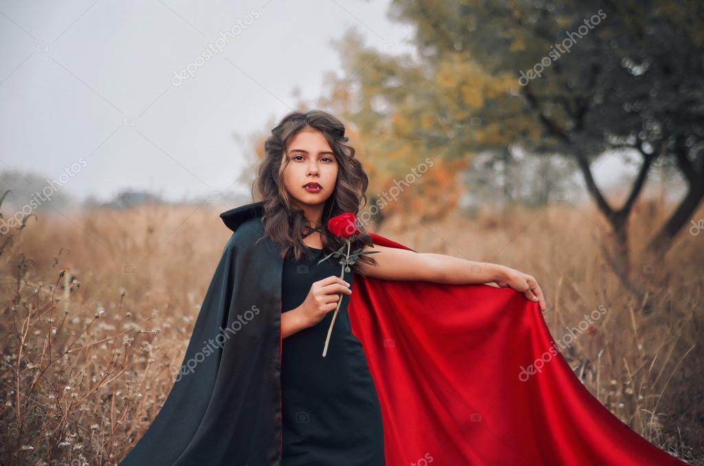 A vampire with a rose — Stock Photo © tanyaxbt@gmail.com #87980098