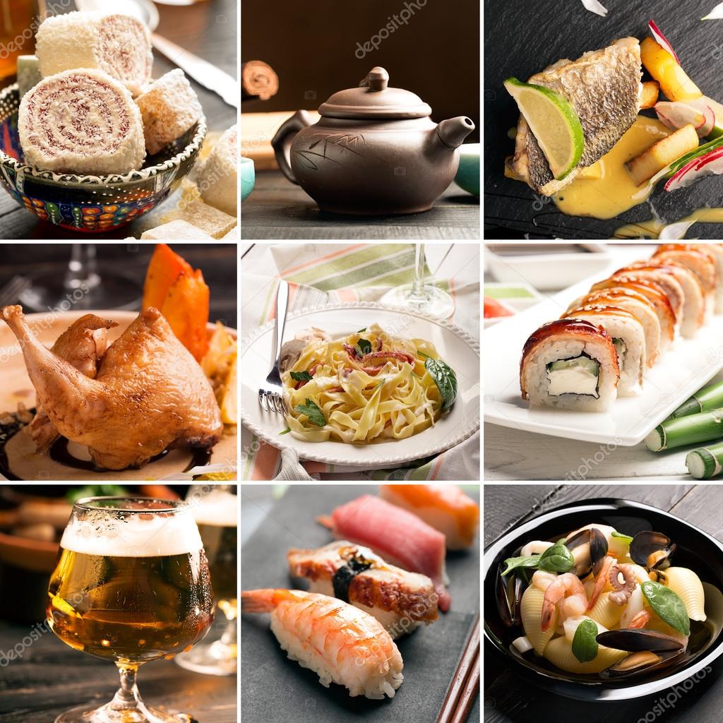 Natural food collage — Stock Photo © civil #94904648