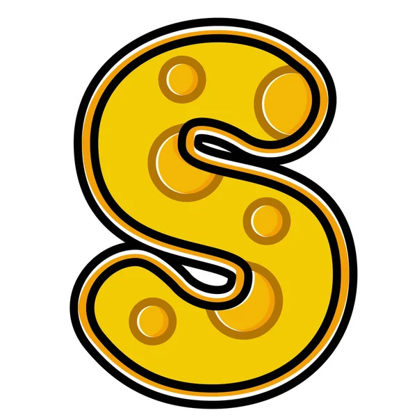 Letra s animada imágenes de stock de arte vectorial | Depositphotos