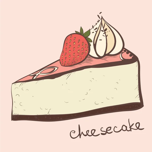 Cheesecake Slice Drawing