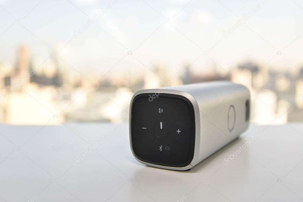 Wireless Speaker - New sound technology Stock Photo by ©magneticmcc ...