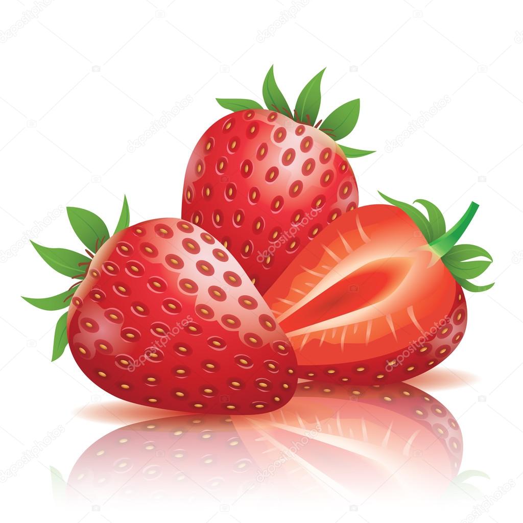 Strawberry Stock Vector Image by ©bonezboyz #81046160