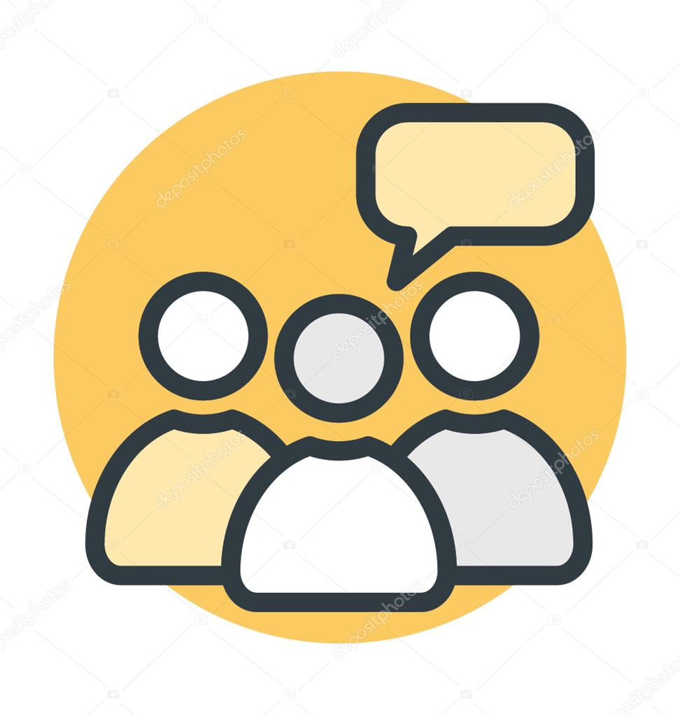 Chatting Colored Vector Illustration Stock Vector Image by ... Chatting Colored Vector Illustration Stock Vector Image by ...