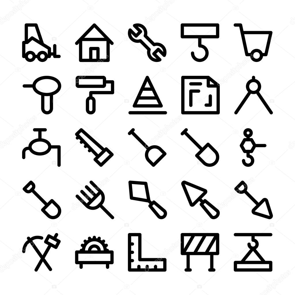 Construction Vector Icons 2 Stock Vector by ©vectorsmarket 102801208