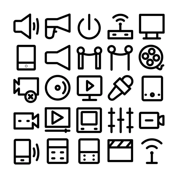 Multimedia vector icon 7 Stock Vector Image by ©vectorsmarket #102810970