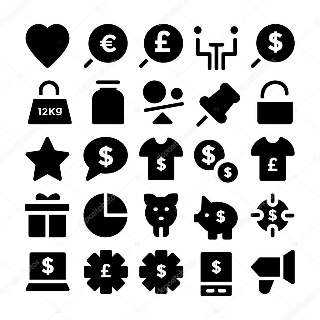 Trade Vector Icons 5 Stock Vector by ©vectorsmarket #103525068