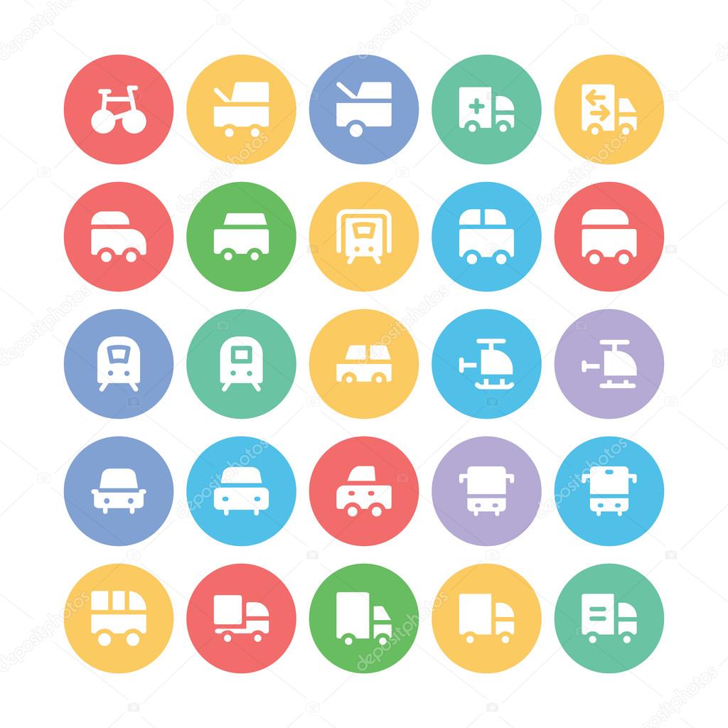 Transport Bold Vector Icons 6 Stock Vector Image by ©vectorsmarket ...