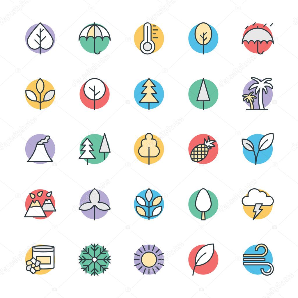 Nature Cool Vector Icons 1 Stock Vector Image by ©vectorsmarket #110768294